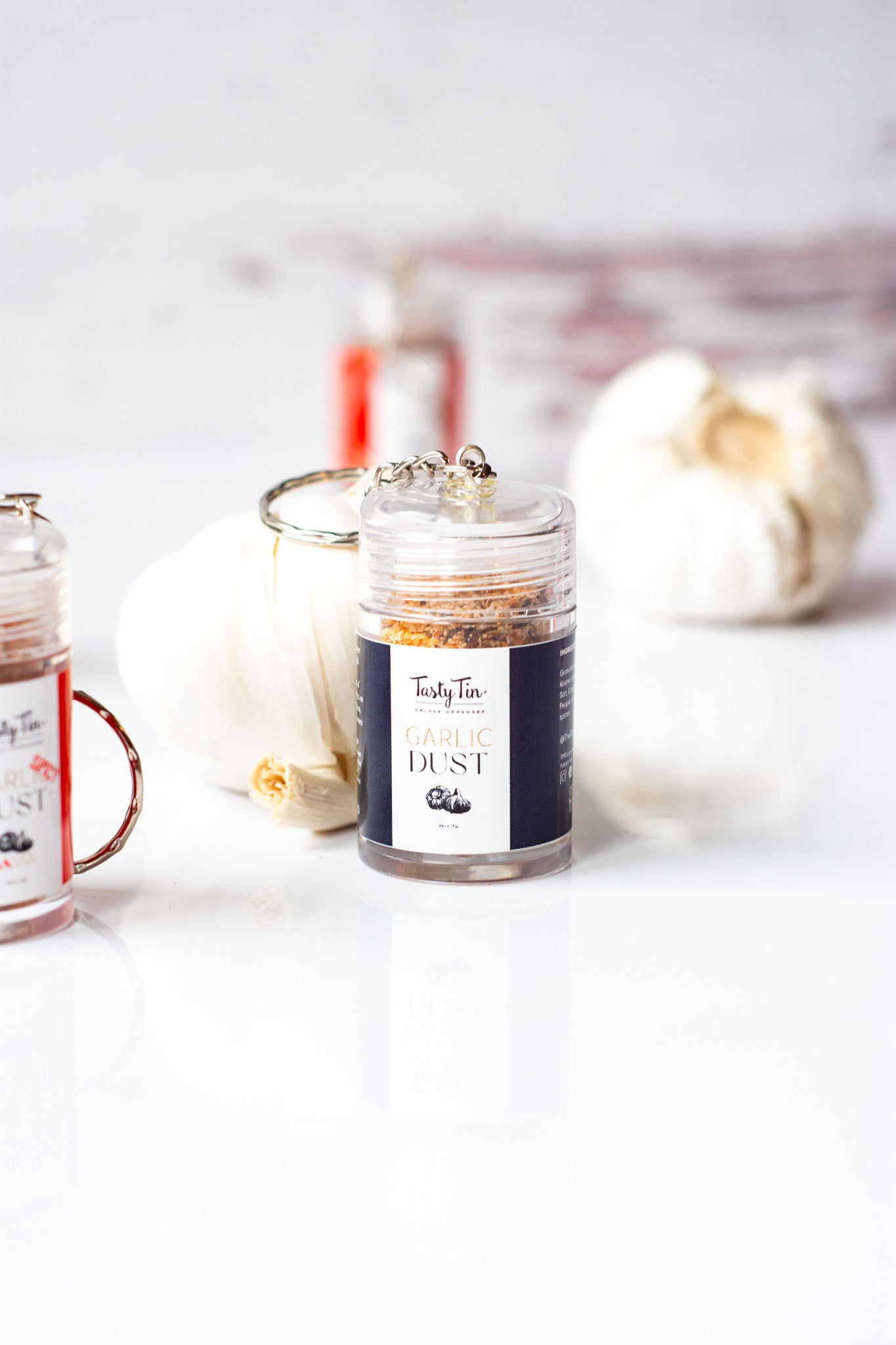 Garlic Dust Mini Keychain Duo – Tasty Tin